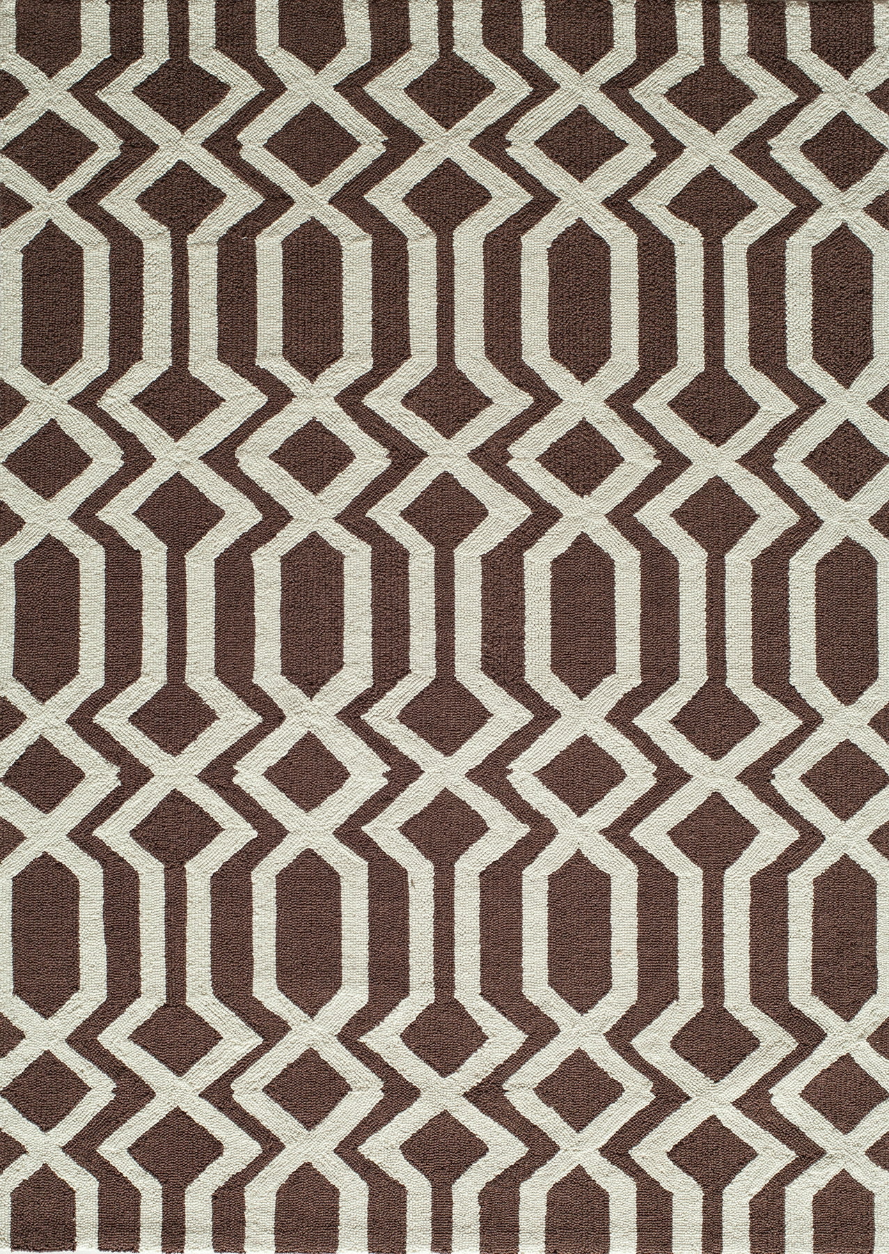 Momeni Geometric Abstract Modern Area Rugs, Brown,36" x 24" - Walmart.com