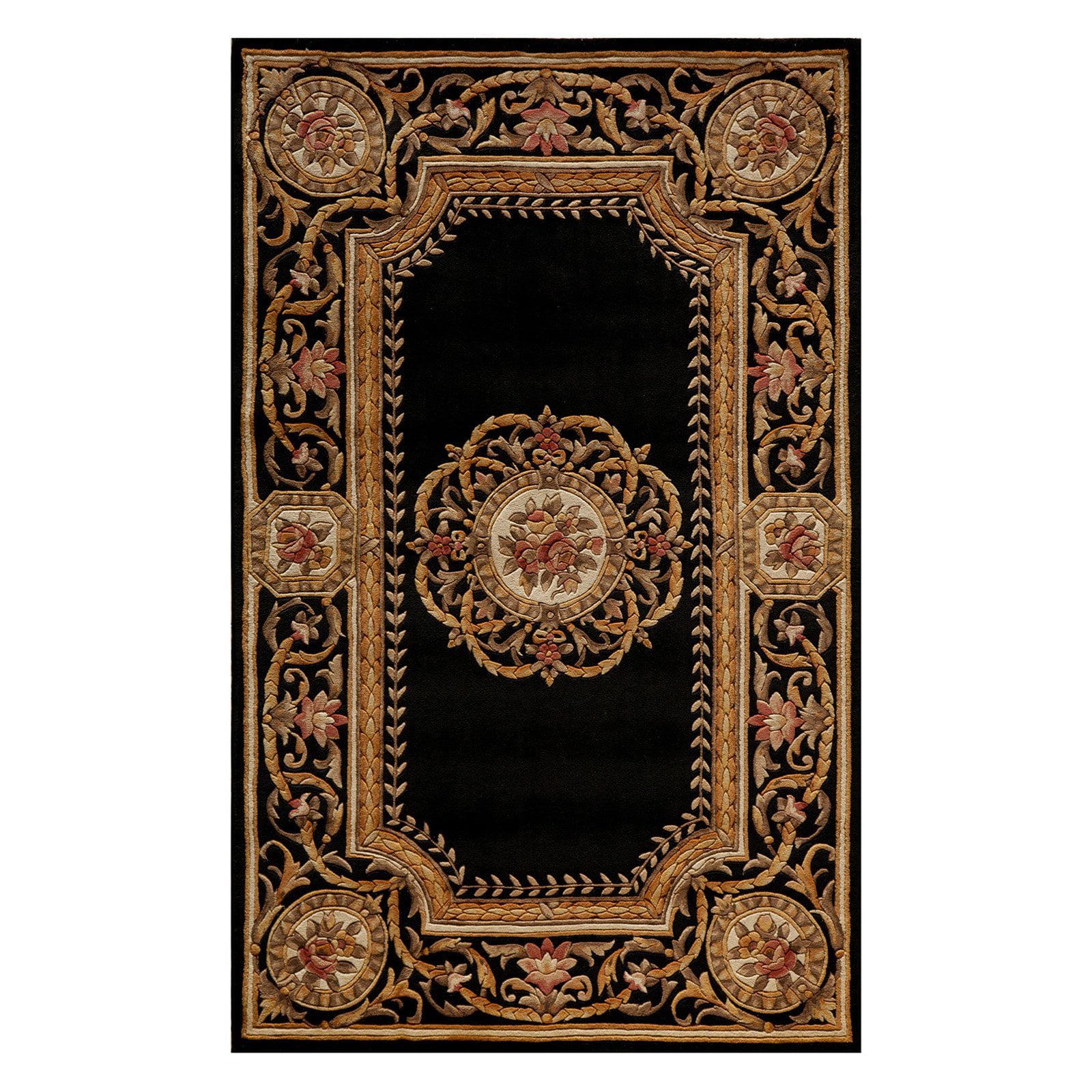 Momeni Harmony Black Floral Area Rug - Walmart.com