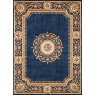Momeni Harmony India Hand Tufted Wool Transitional Blue Area Rug 5' X 8 ...