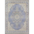 Momeni Isabella Polyester Machine Made Periwinkle Area Rug 5'3" X 7'3 ...