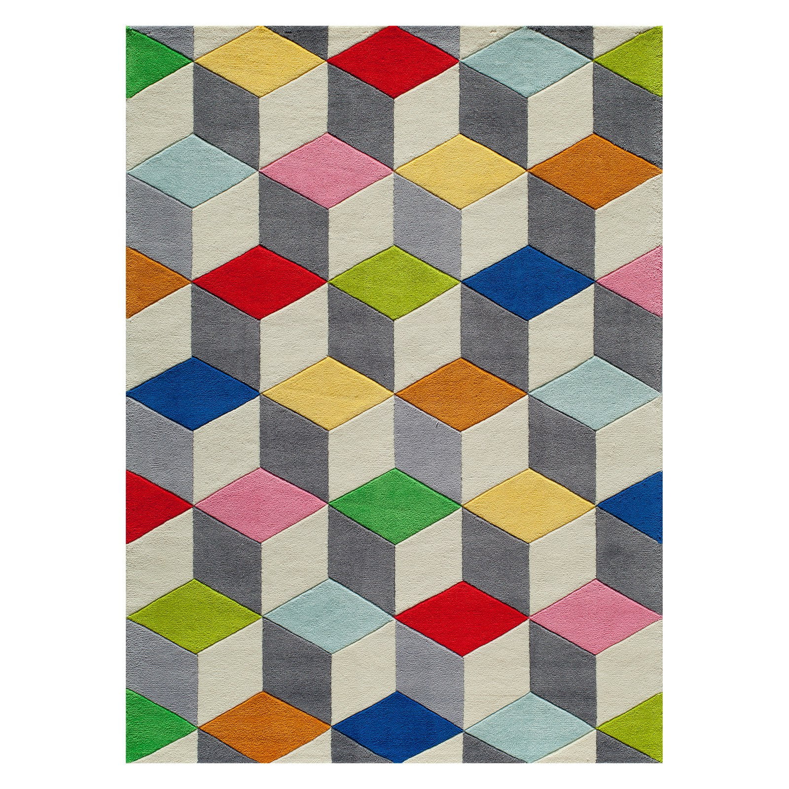 Lil Mo Hipster Area Rug, Multi, 5' X 5' Round - Walmart.com