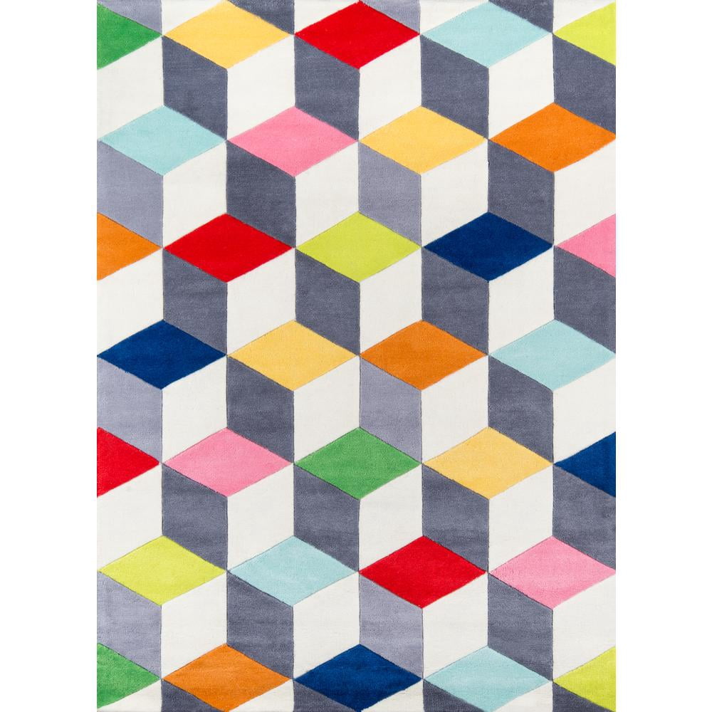 Lil Mo Hipster Area Rug, Multi, 5' X 5' Round - Walmart.com