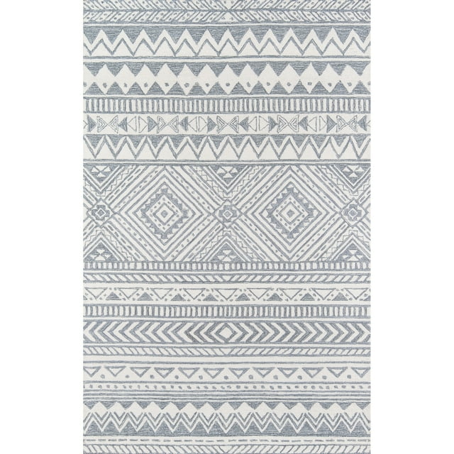 Momeni Mallorca Geometric Modern Area Rugs, Gray - Walmart.com