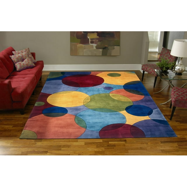 Momeni New Wave Collection Chinese Hand Tufted Multi Area Rugs 5'9"X5'9 ...