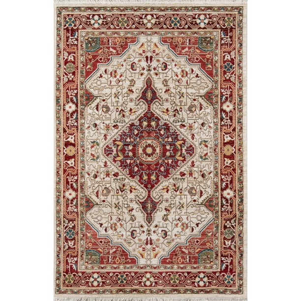 Momeni Oriental Traditional Area Rugs, Red - Walmart.com