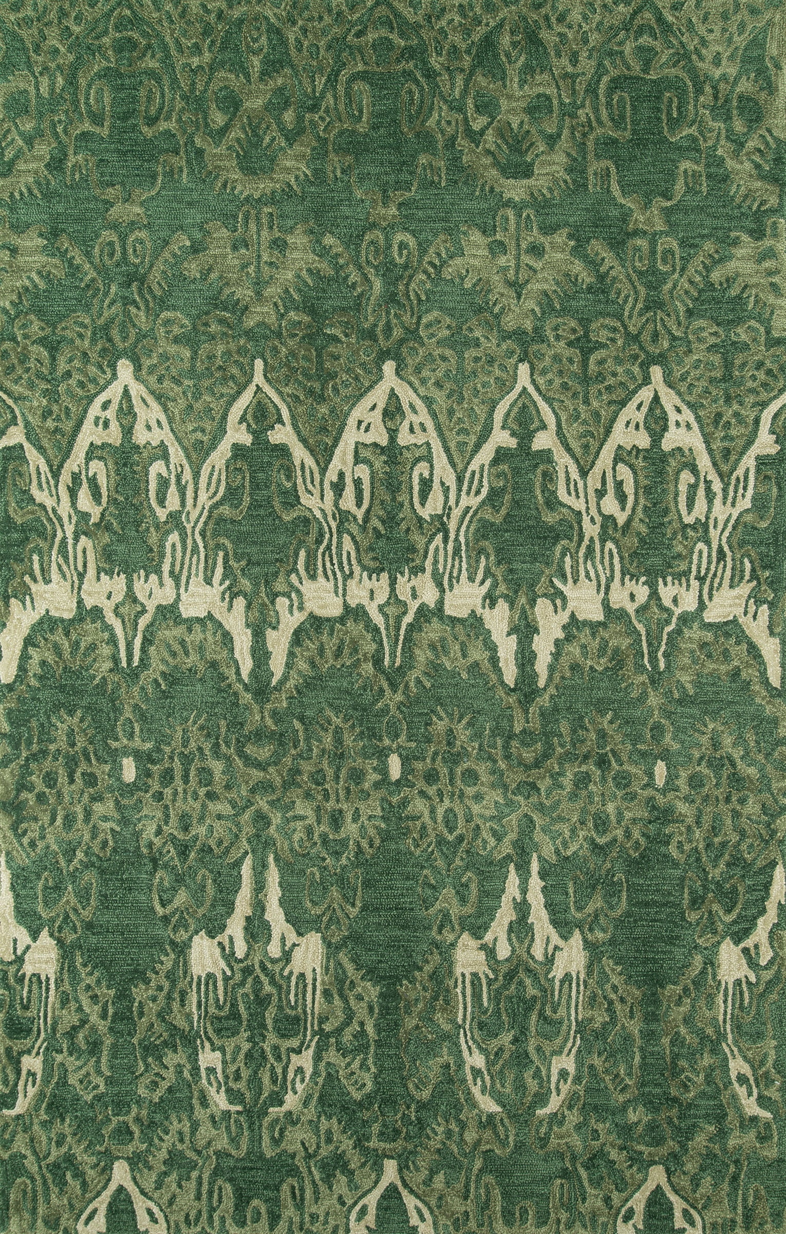 Momeni Rio Hand Tufted Polyester Green Area Rug 2' X 3' - Walmart.com