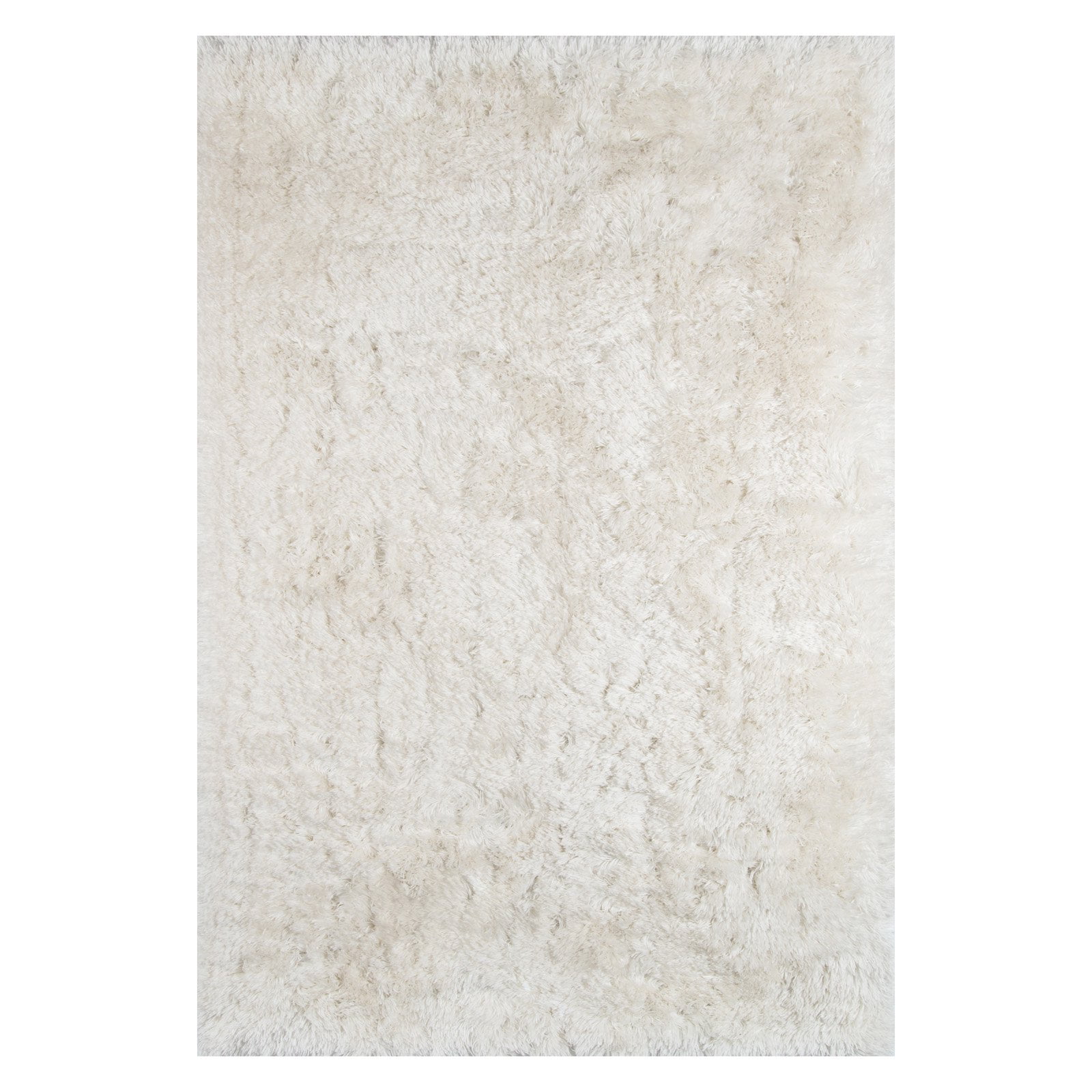 Momeni Snow Shag Polyester Hand Tufted White Area Rug 8'6" X 11'6 ...