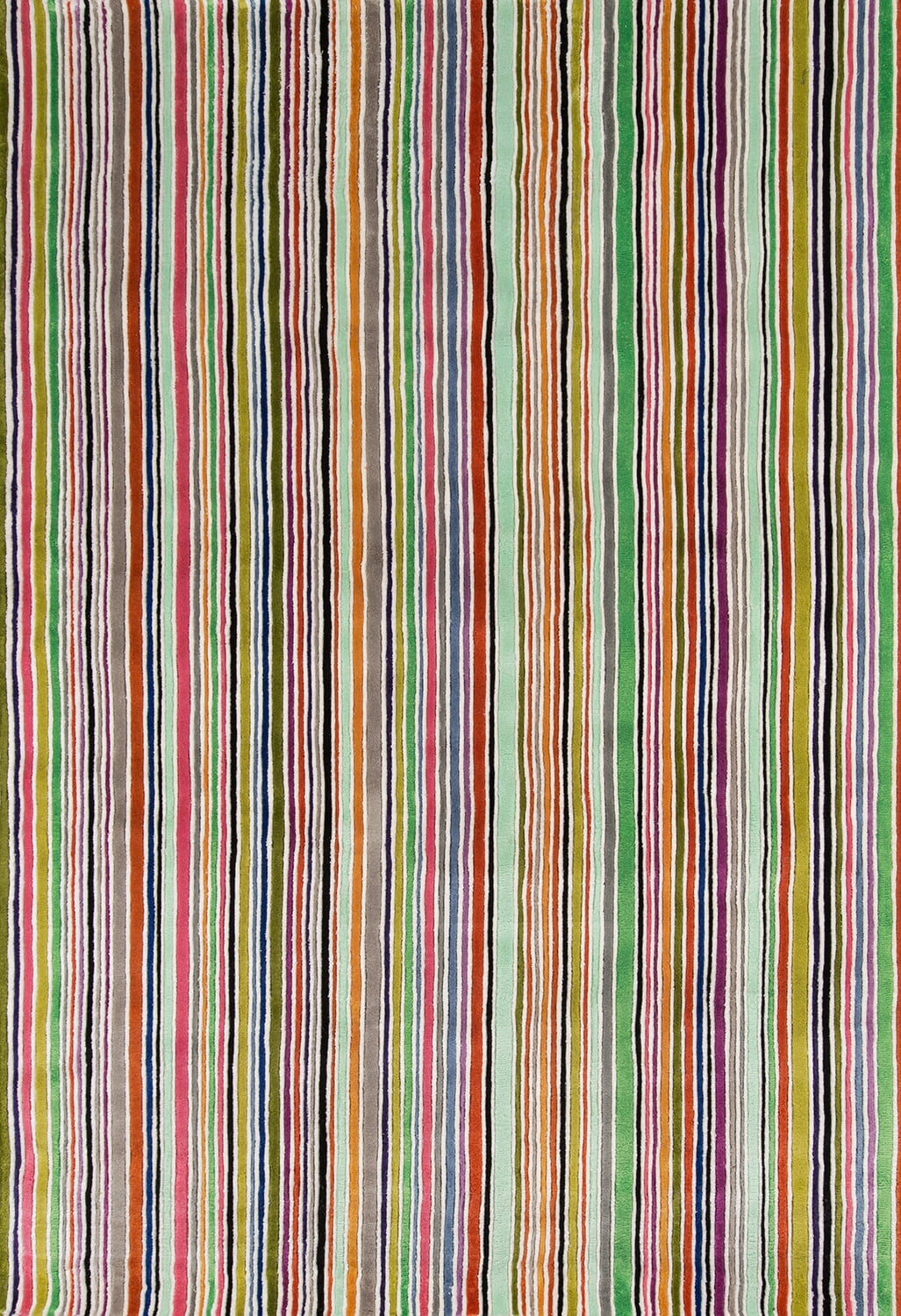 Momeni Striped Contemporary Area Rugs, Multi-color - Walmart.com