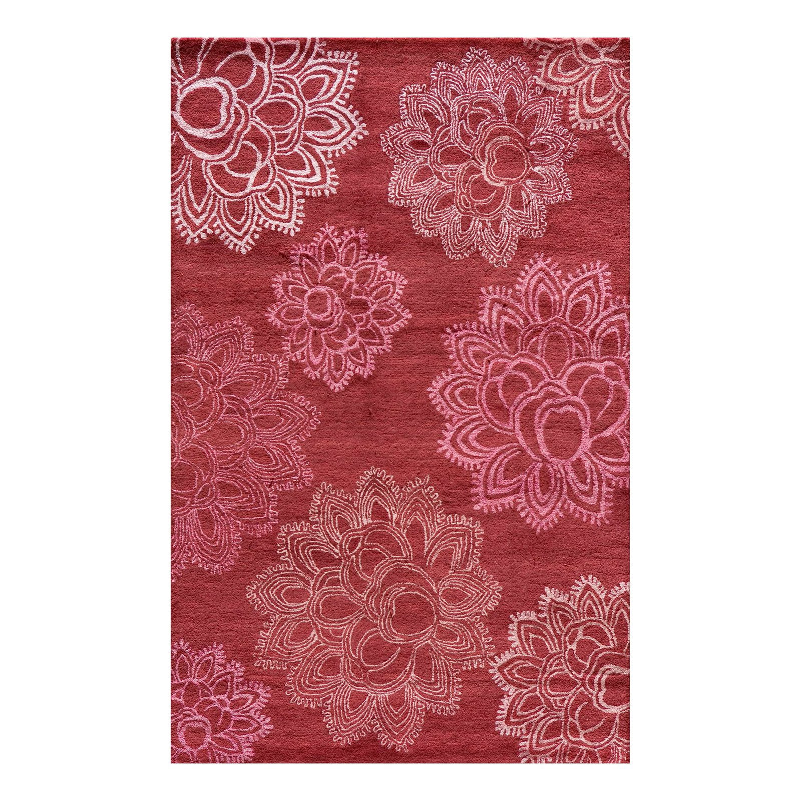 Momeni Zen Hand Tufted Magenta Area Rugs Magenta 2'3" X 8' Runner ...