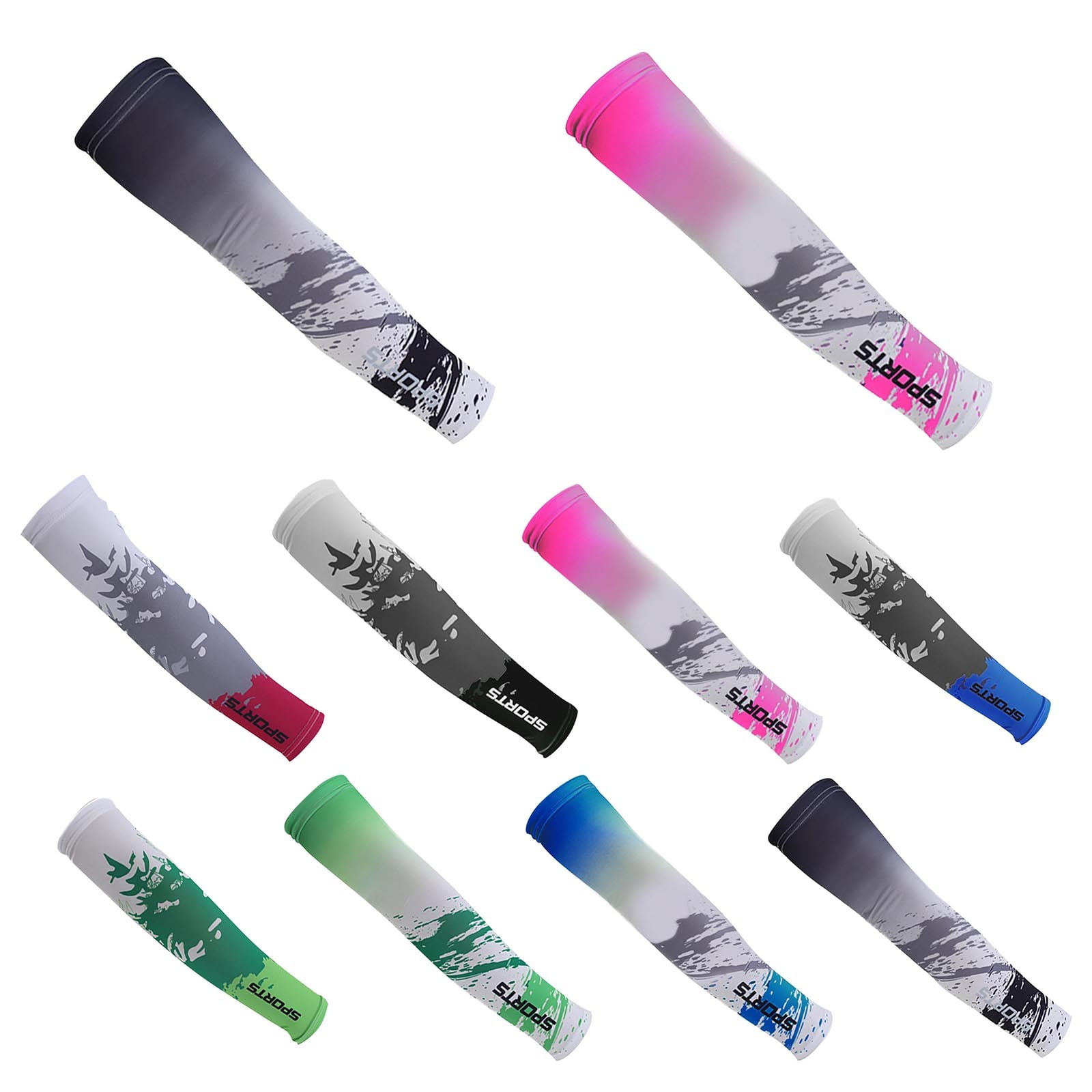 Only Moment BK1 Sleeves To Cover Arms For Men Outdoors UV Arm Sleeves ...
