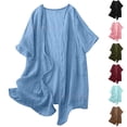 Only Moment Button Up Shirt Women Short Sleeve V Neck Open Front Shirt ...