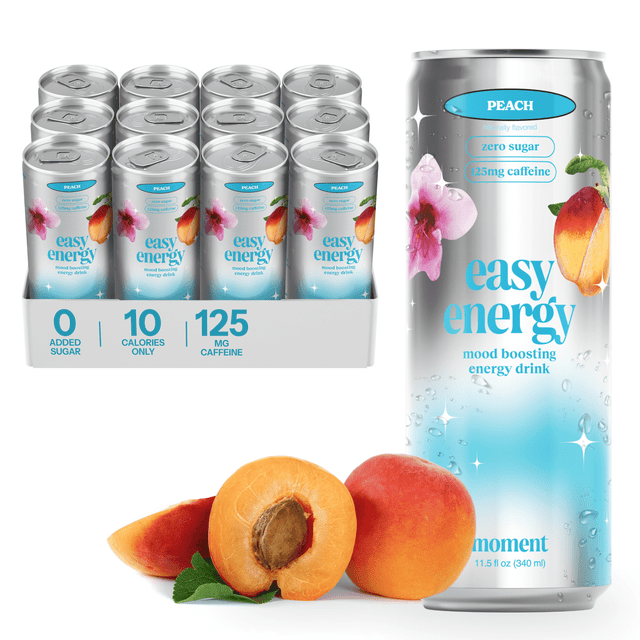 Moment Peach Energy (12) - Walmart Business Supplies