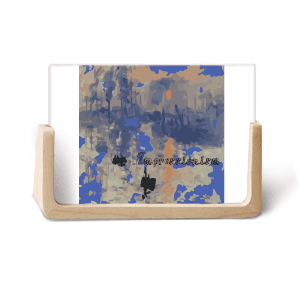 Moment Hastily Impressionism Photo Wooden Photo Frame Tabletop Display ...