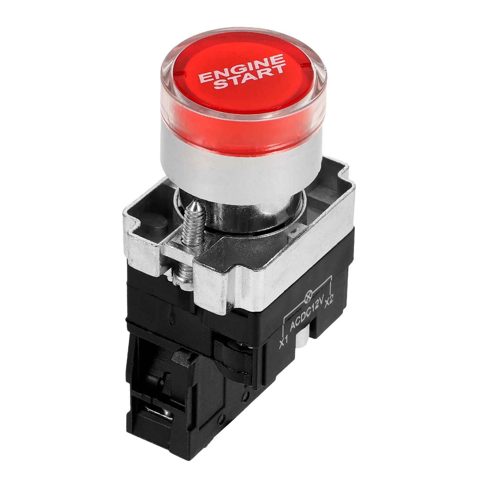 HEMOTON Worgeous 1 Set Car Vehicle Push Button Engine Start Momentary ...