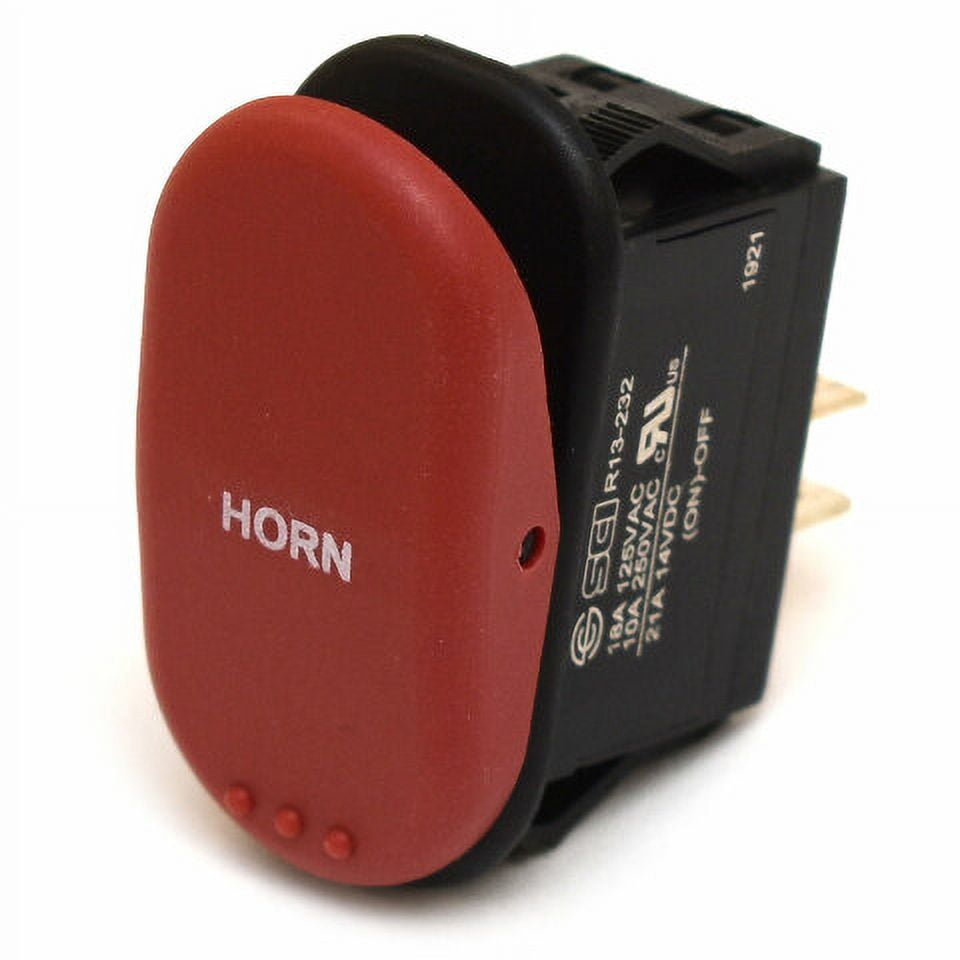 Momentary On/Off Boat Rocker Switch | Horn 2 Spade 14 Volt 21 Amp ...