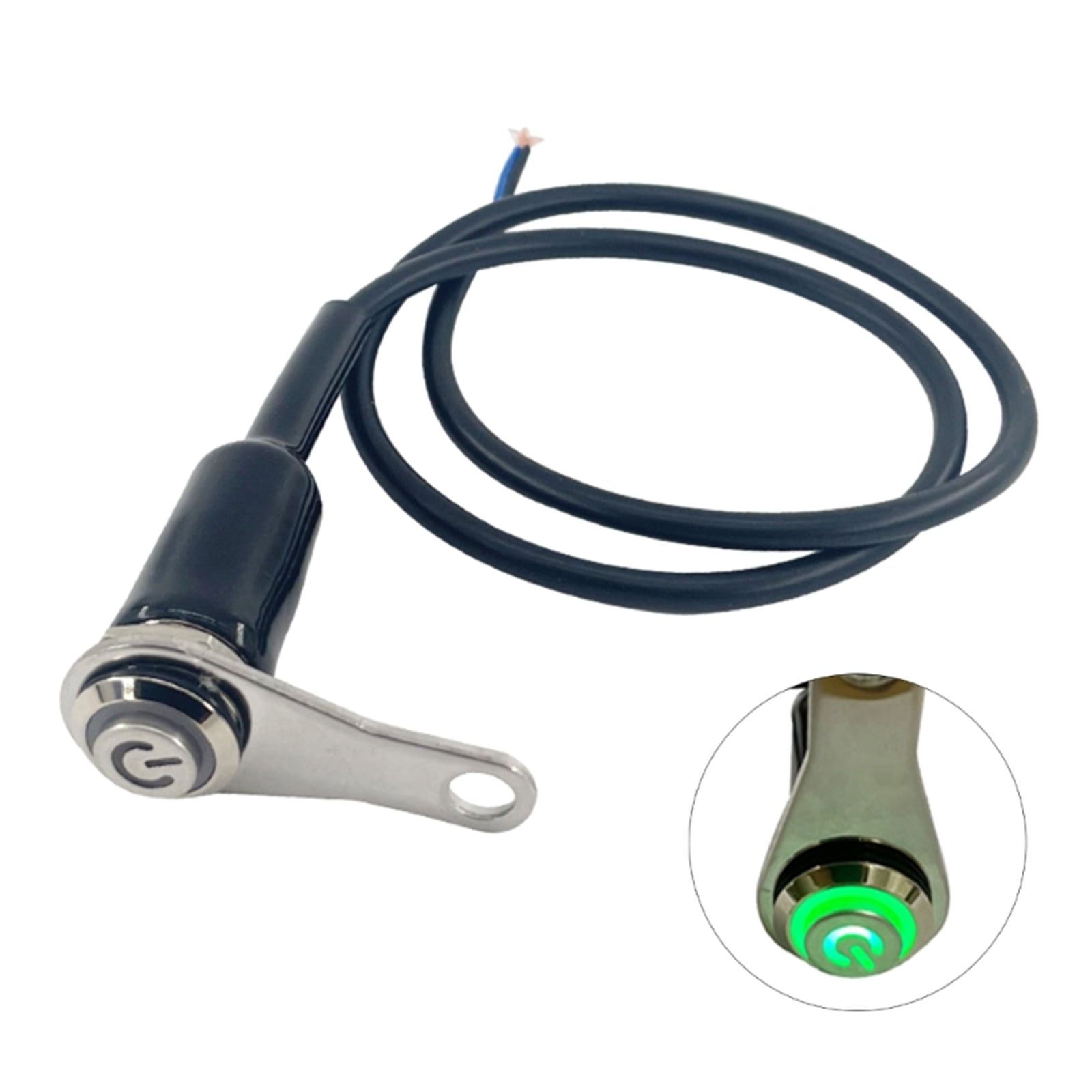 Momentary Push Button Motorbike Power Engine Starter On/Off Self-lock ...
