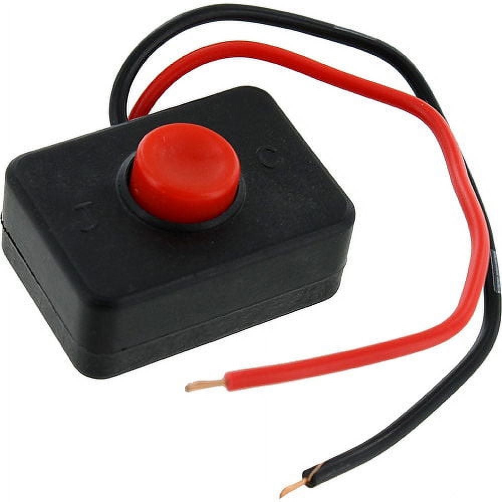 ScienceMax Pushbutton Electrical Switch, Red/Black - Walmart.com