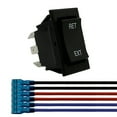Momentary Reverse Polarity Rocker Switch with Wires for RV Tongue ...