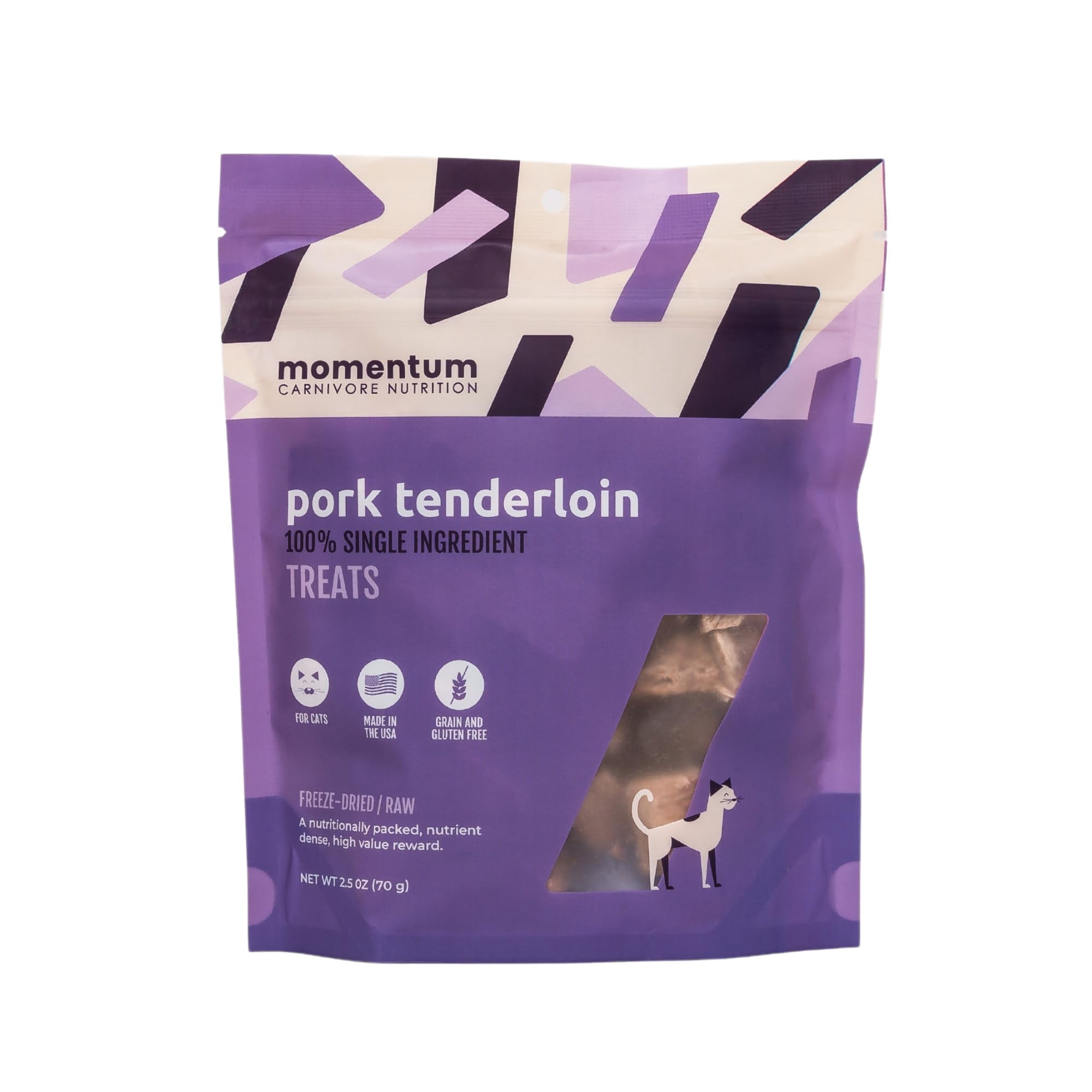 Momentum Carnivore Nutrition Freeze-Dried Pork Tenderloin Cat Treats ...