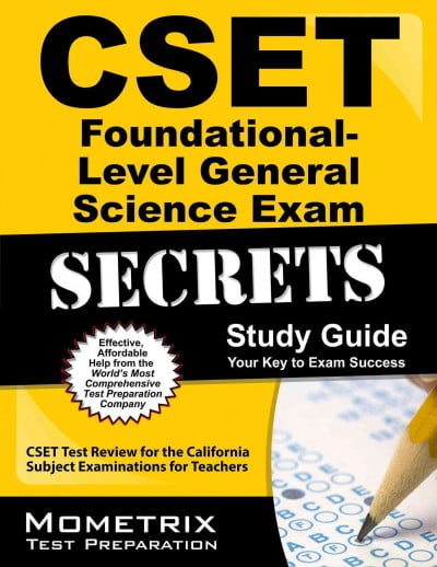 Mometrix Secrets Study Guides: Cset Foundational-Level General Science ...