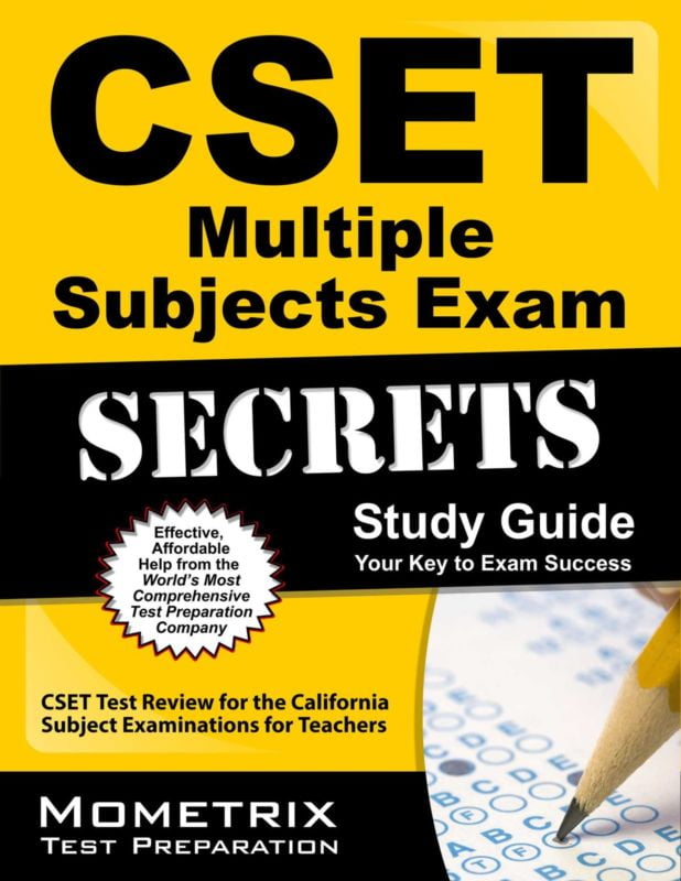 Mometrix Secrets Study Guides: Cset Multiple Subjects Exam Secrets ...