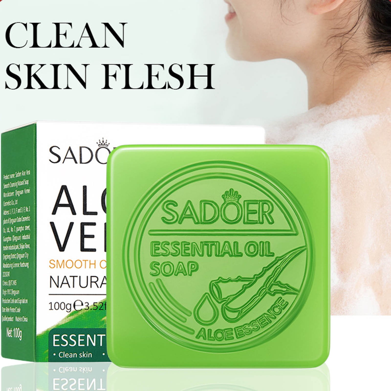 Momihoom Aloe Vera Soap Bar – Face, Hand, and Body Wash - Cleansing ...