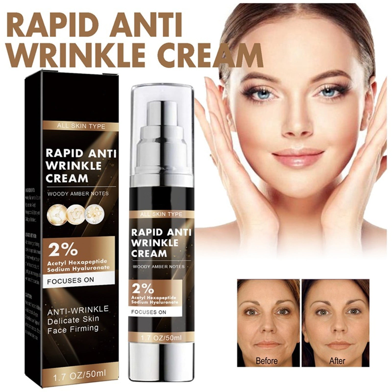 Momihoom Anti-Wrinkle Cream for Face - Instant Wrinkle Filler & Face ...