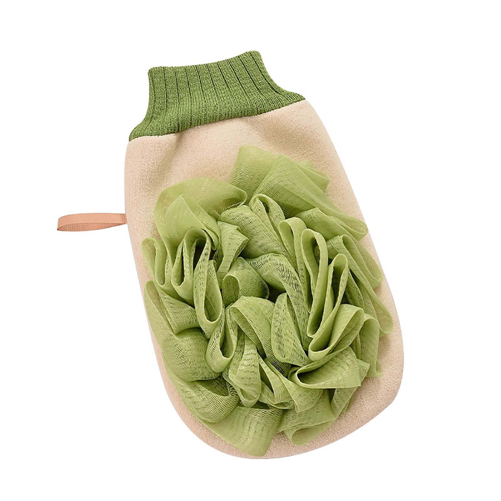 Momihoom Blood Circulation Mitt Hanging Loop Shower Glove Double-Sided ...