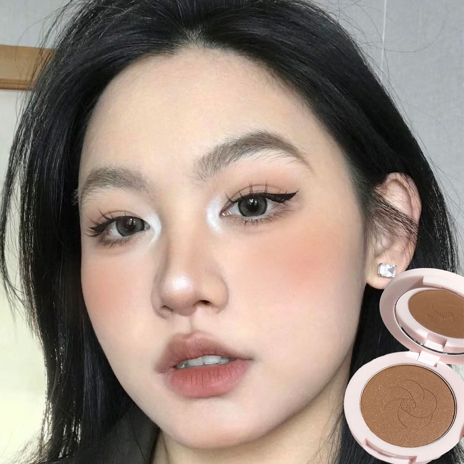 Momihoom Blush - Brighten Lighting Glow Marbleized Blush Powder Palette ...