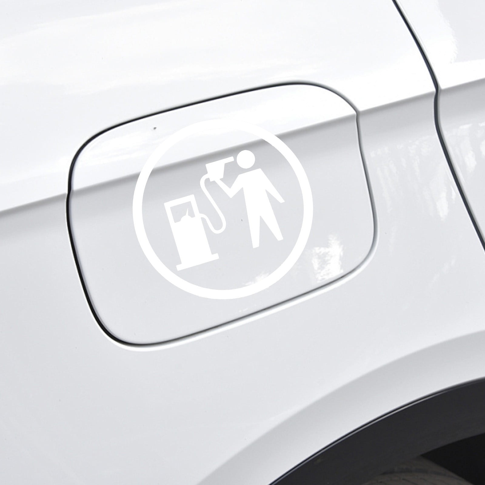 Momihoom Car Reflective Fuel Tank Stickers, Funny Automotive Premium ...