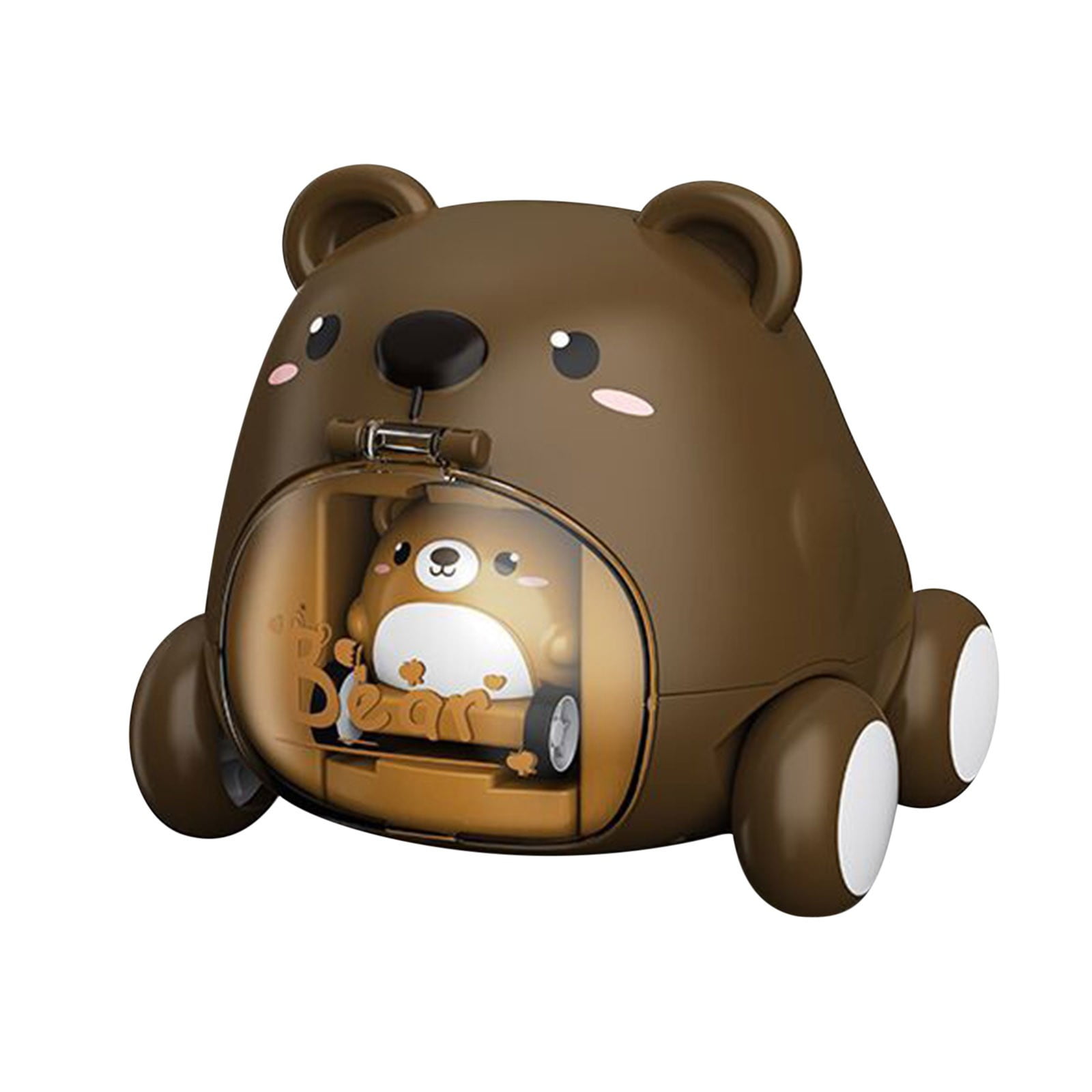 Momihoom Cartoon Animal Mini Ejection Car Friction Power Catapult ...