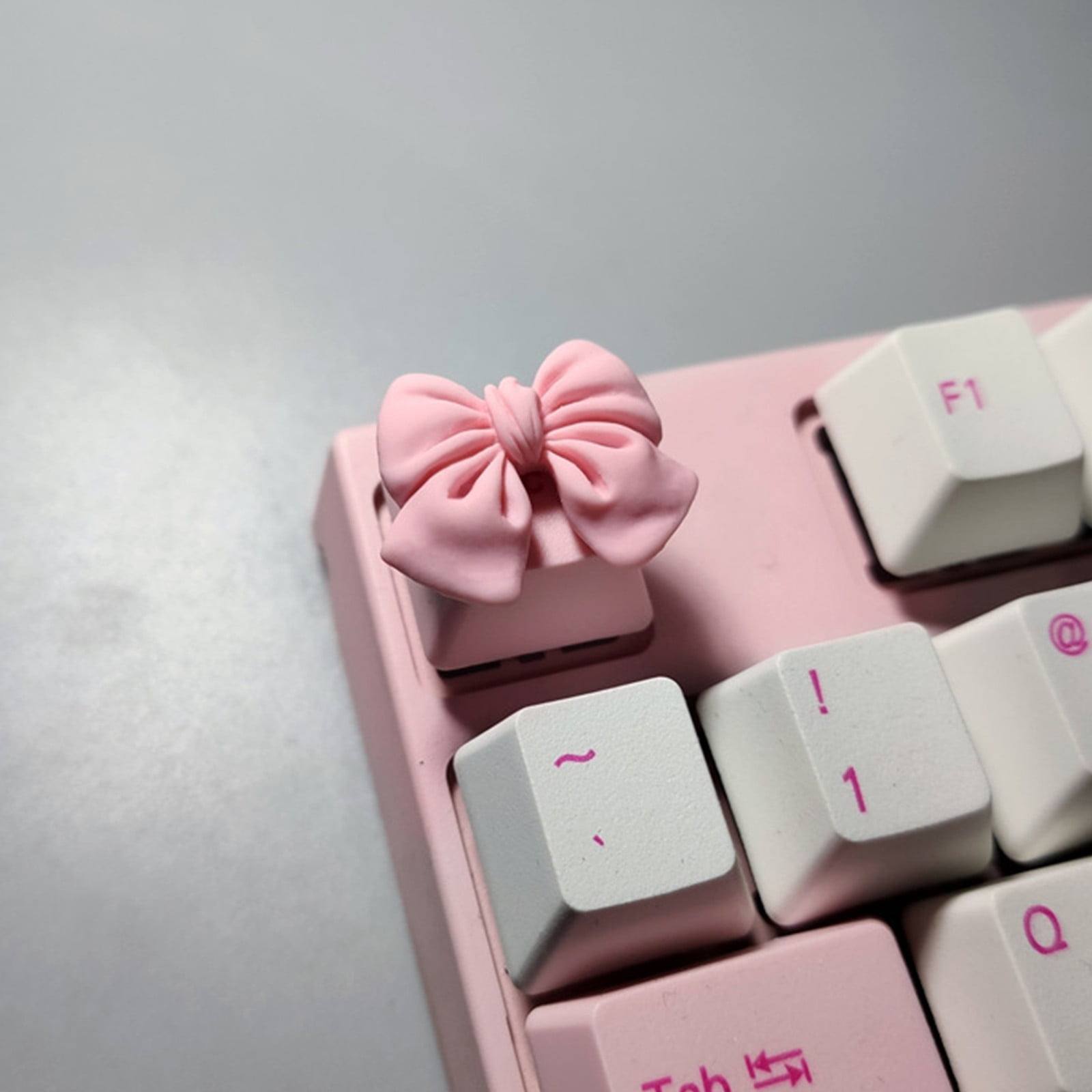 Momihoom Cartoon Keycaps Cute Cats Paw Bunny Circular Low Shaft Keycap ...
