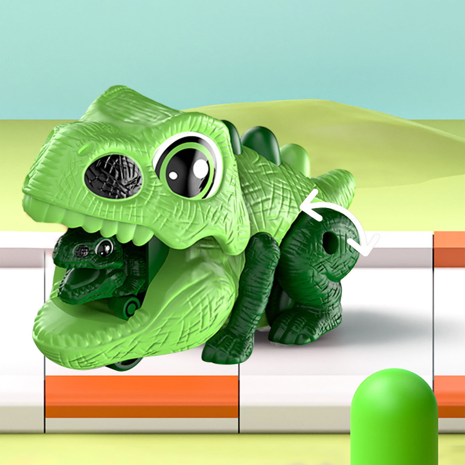 Momihoom Catapult Dinosaur Toy Cute Little Dinosaur Catapult Toy ...
