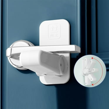 Child Proof Door Lock & Pinch Guard - For Door Knobs & Lever Handles ...