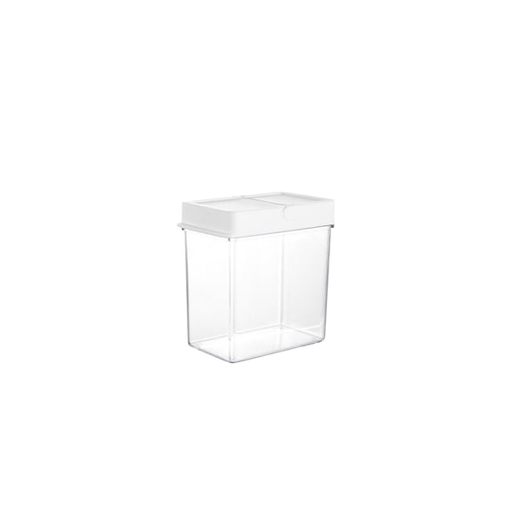 Momihoom Clear Plastic Storage Container with Flip-Top Lid, Versatile ...
