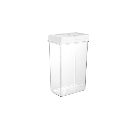 Momihoom Clear Plastic Storage Container with Flip-Top Lid, Versatile ...