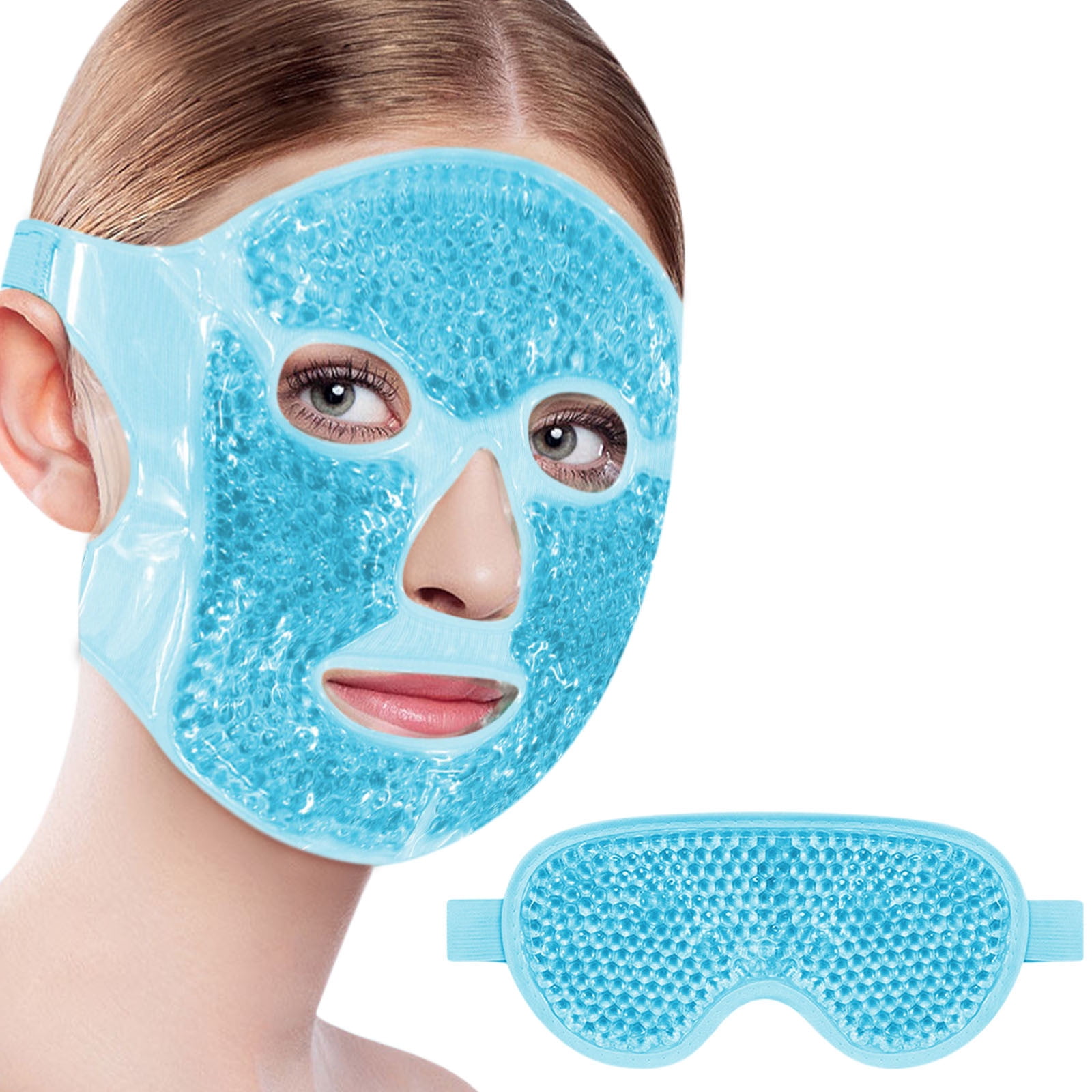 Momihoom Cooling Ice Face Eye Mask for Reducing Puffiness, Bags Under ...