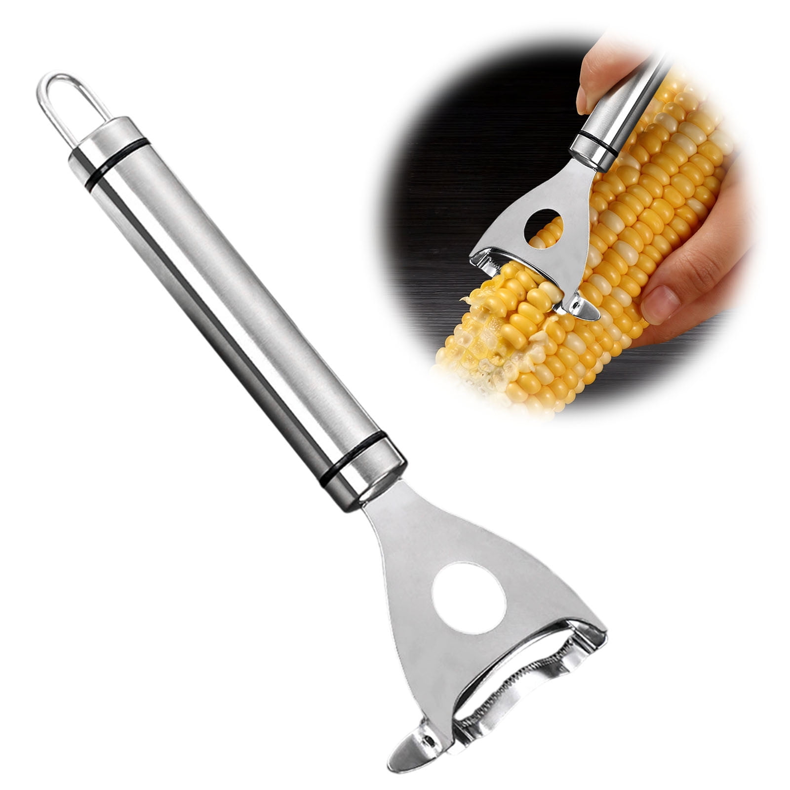 Momihoom Corn Peeler Stainless Stee Corn Cob Stripper Tool Corn ...