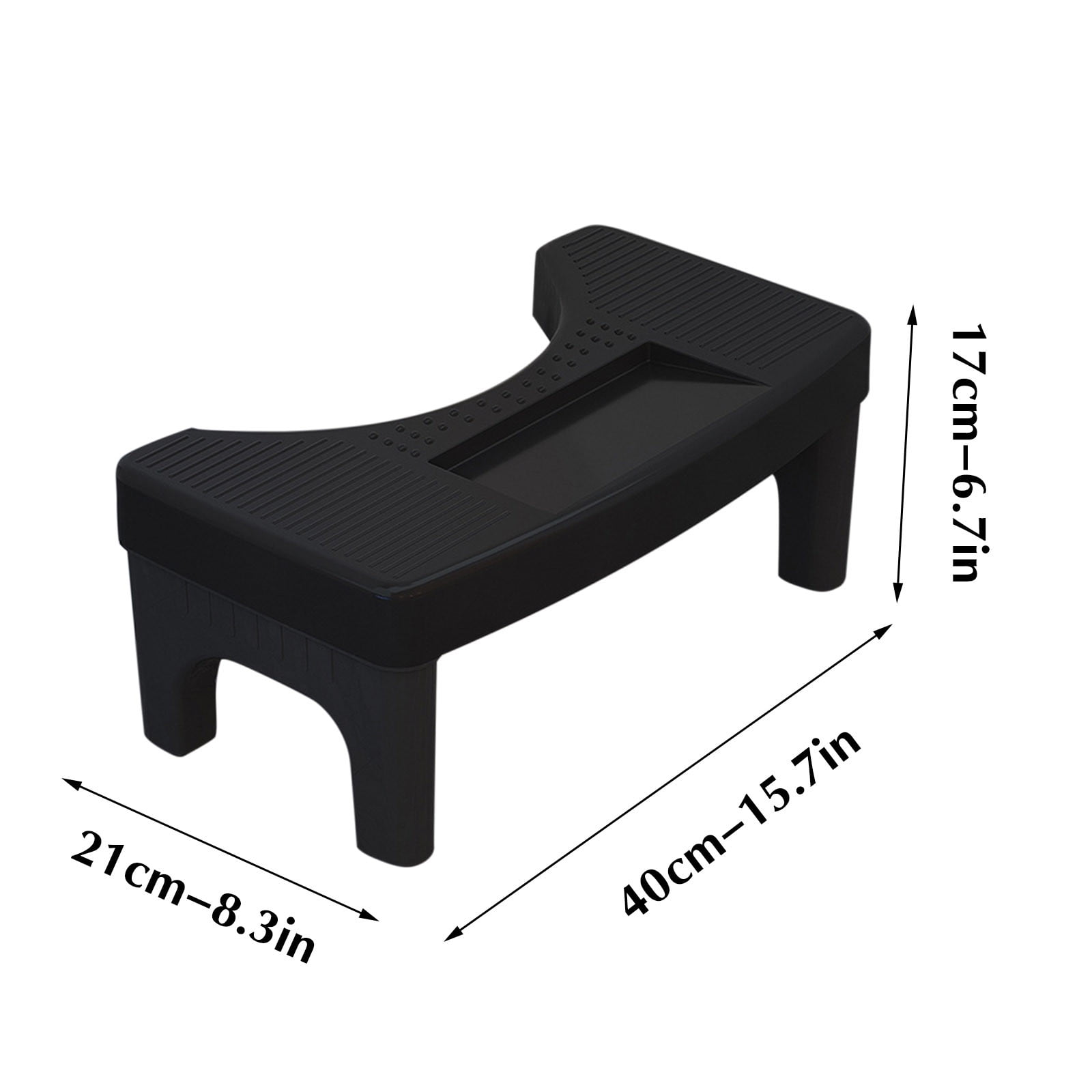 Momihoom Ergonomic Toilet Foot Stool with Non-Slip Surface, Bathroom ...