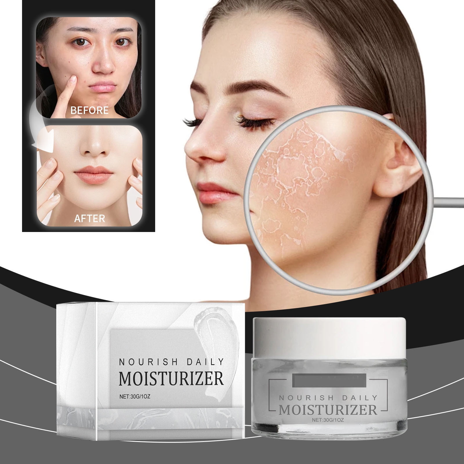 Momihoom Face Moisturizer, Anti-Aging Cream, Balances Oil Production ...