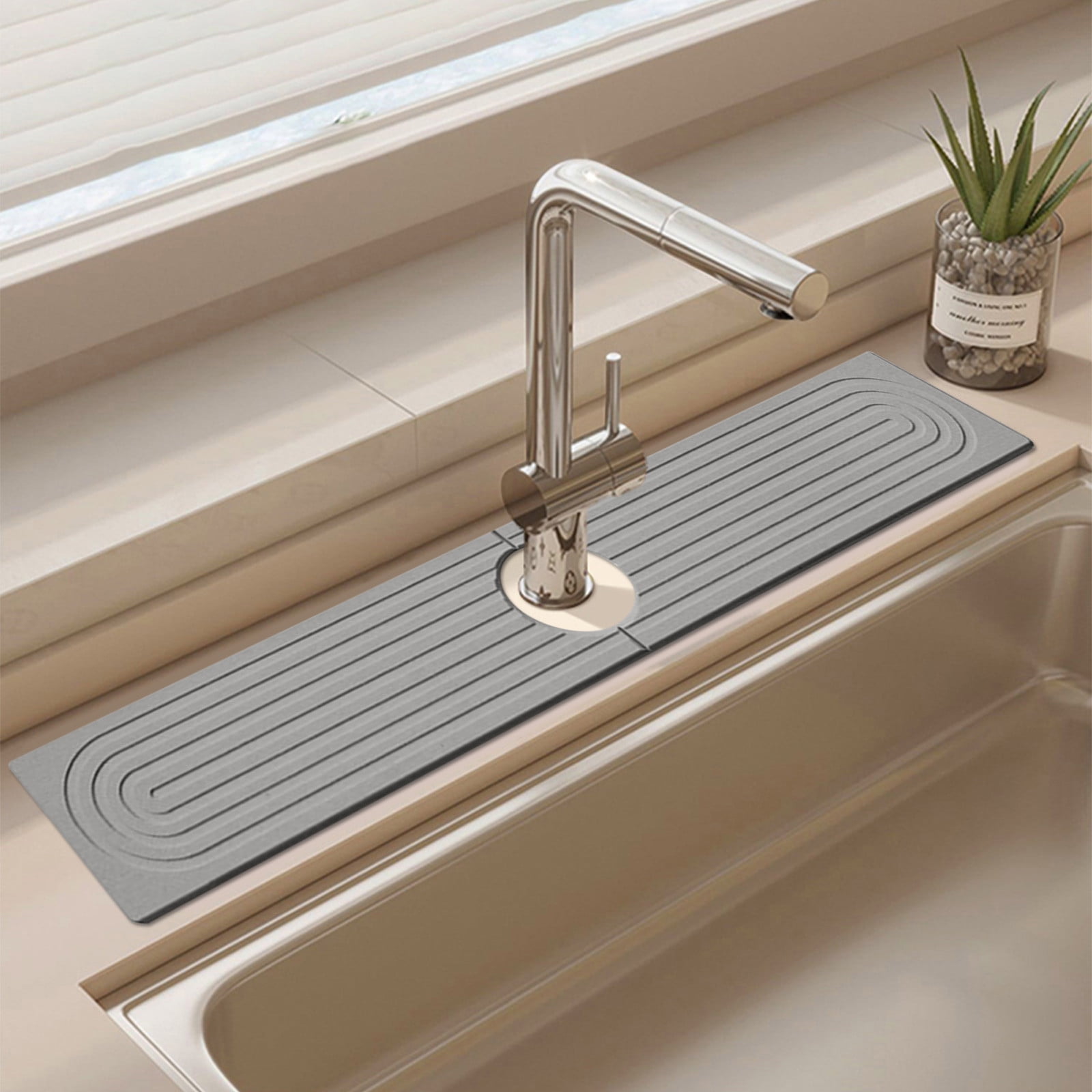 Momihoom Fantasy Style Faucet Draining Mat, Non-Slip Diatom Mud Faucet ...