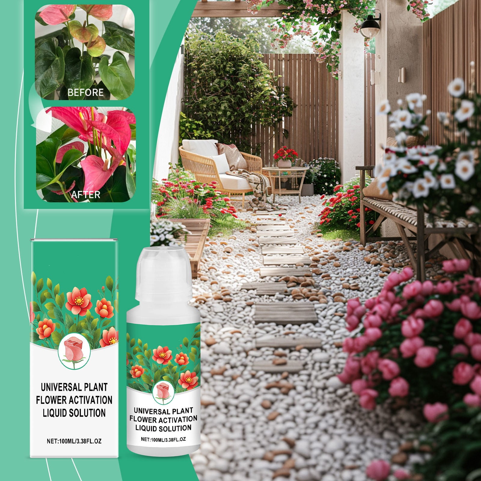 Momihoom Flower Activating Liquid.Acts As A Soilss Nutrient To Help ...