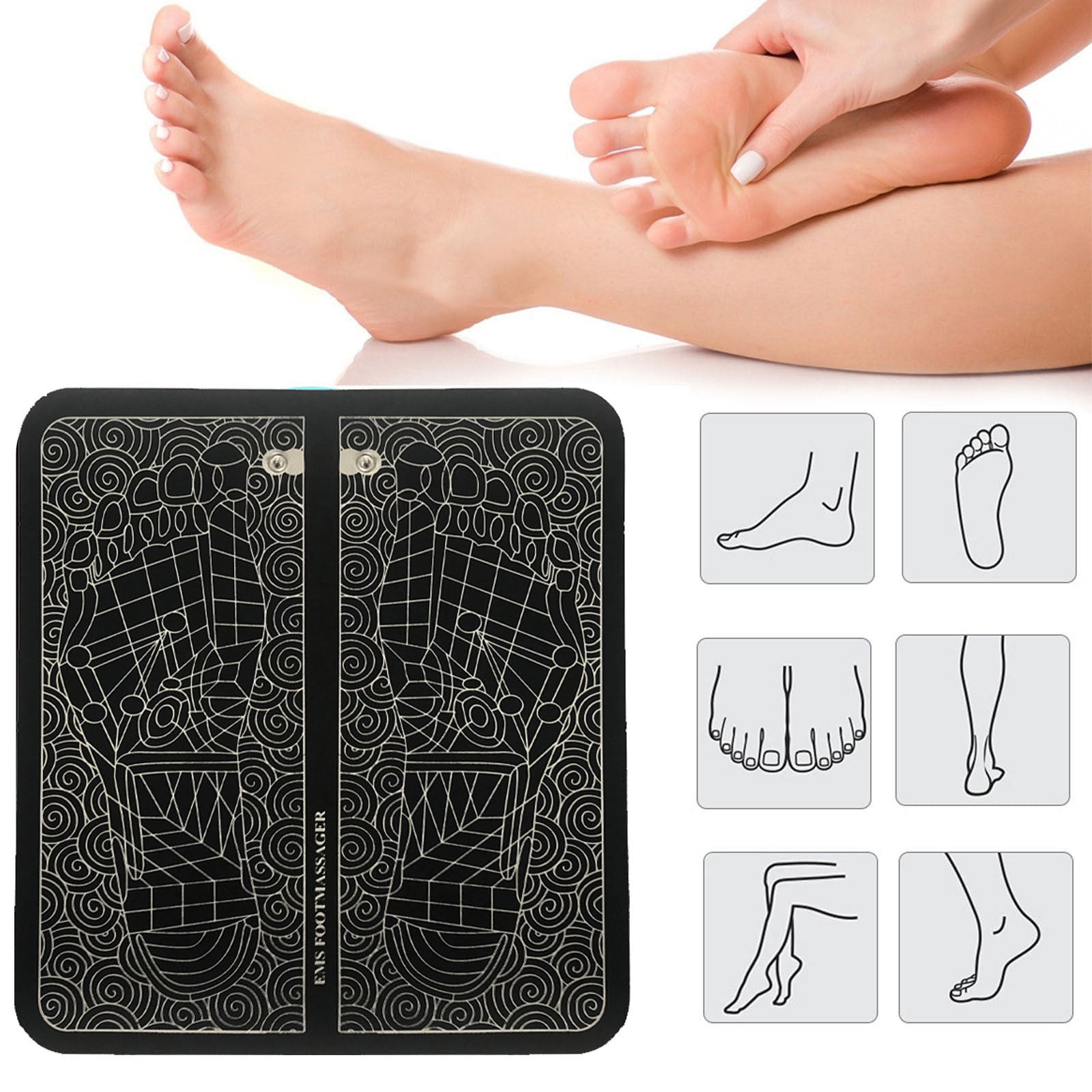 Momihoom Foot Massager Mat–Foot Massager Pad–Foldable Feet & Calves ...