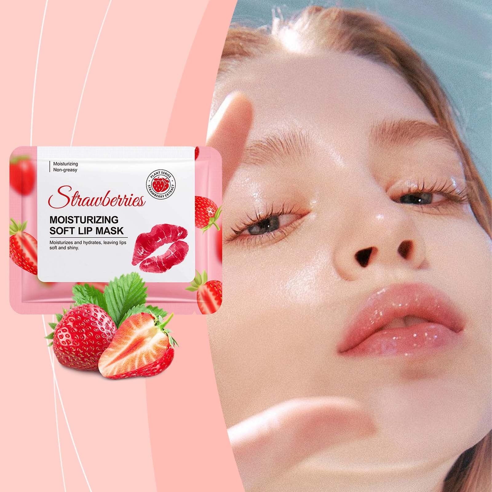 Momihoom Fruit Series Lip Film Lip Moisturizing Crystal Lip Film(4 Pack ...