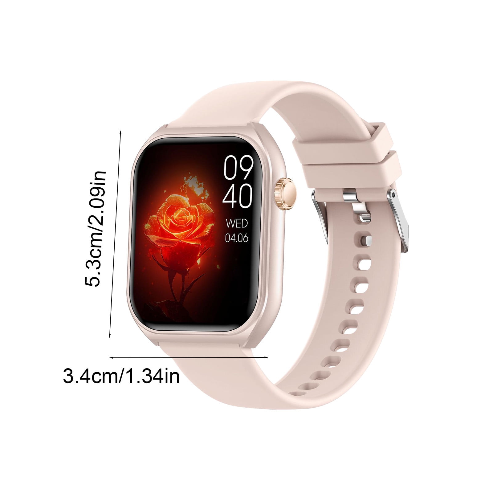 Momihoom Full-Screen Smart Fitness Watch, Bluetooth Call, GPS, IP67 ...