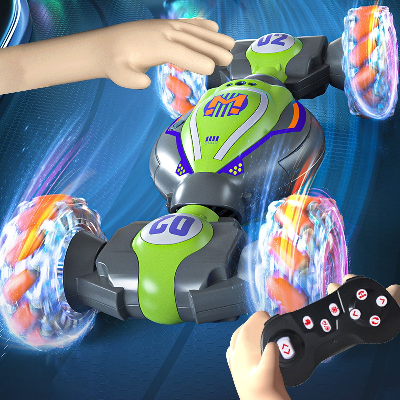 Momihoom Gesture RC Car Hand Controlled Stunt Car for 6-12 yr Boys ...