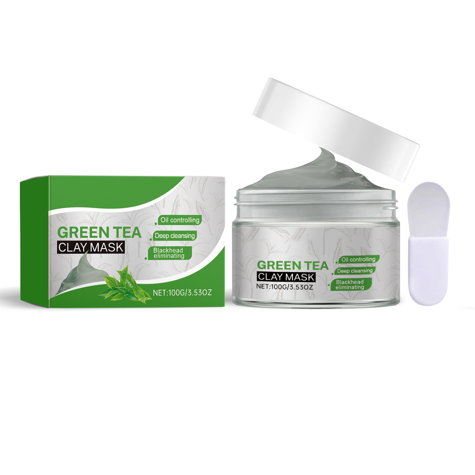 Momihoom Green Tea Face Mask, Antioxidant Green Tea Clay Mask with ...