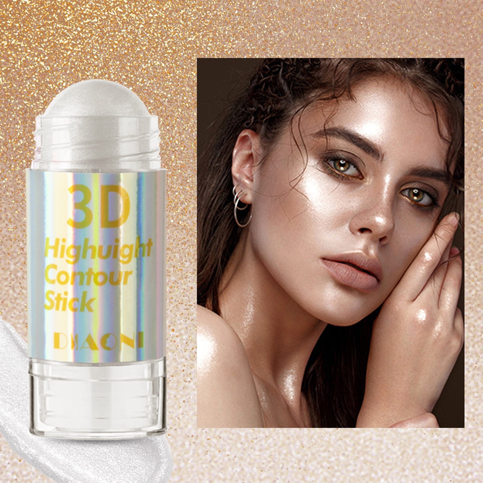 Momihoom Highlighter Makeup Stick, Face Shimmer Highlighter Brightener ... Momihoom Highlighter Makeup Stick, Face Shimmer Highlighter Brightener ...