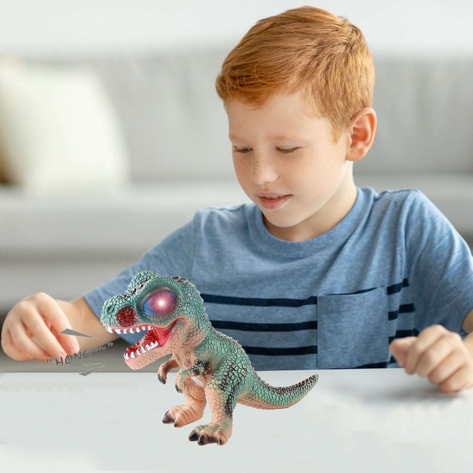 Momihoom Kids Dinosaur Figures Toys, Jumbo Plastic Dinosaur Playset ...