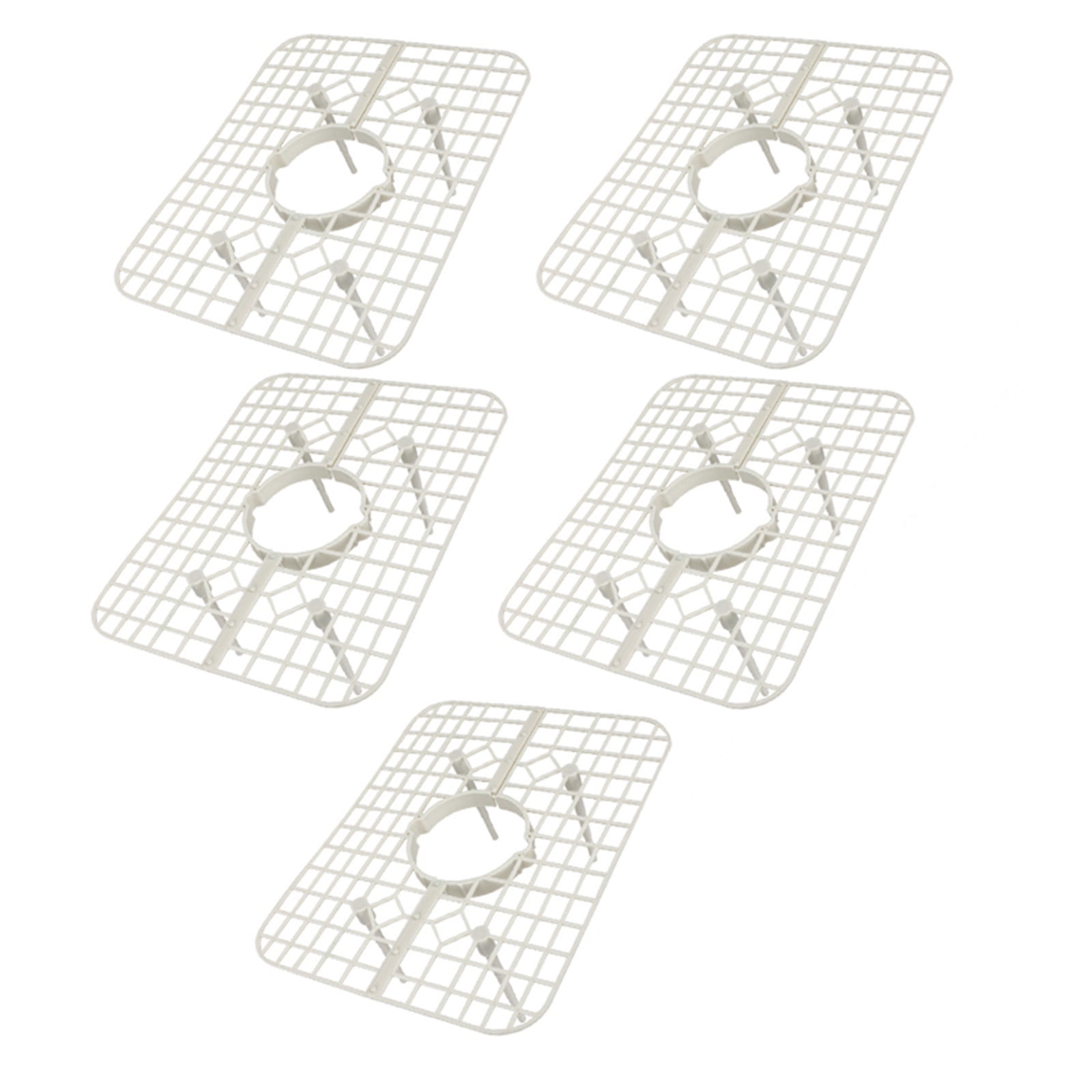 Momihoom Kitchen Sink Protector Grid, Durable Plastic Sink Mat with ...